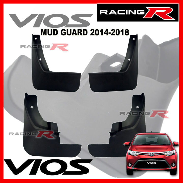Toyota Vios Superman 2014 to 2018 Mud Guard 2015 2016 2017 ( Car ...