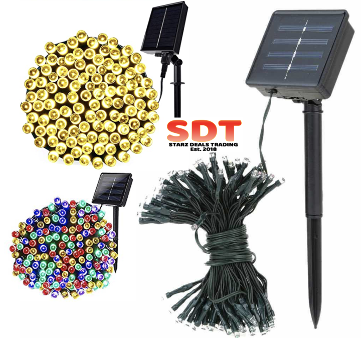 [SDT] 10 / 20 Meter Led Solar Fairy String Light Raya / Deepavali ...