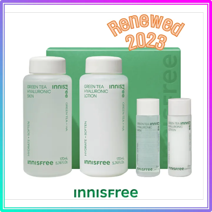 innisfree Green Tea Hyaluronic Skincare SET (2023 AD) | Lazada PH