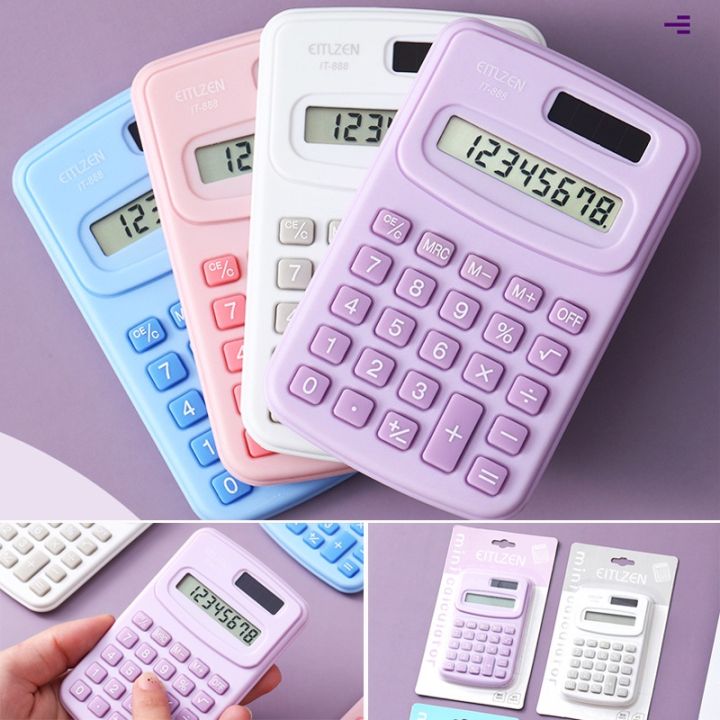 Mini calculator for elementary school students with cartoon cute candy ...