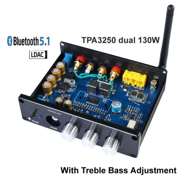 DLHiFi AMP018 TPA3250 QCC5125 Bluetooth 5.1 ES9018 Decoding 130W+130W ...
