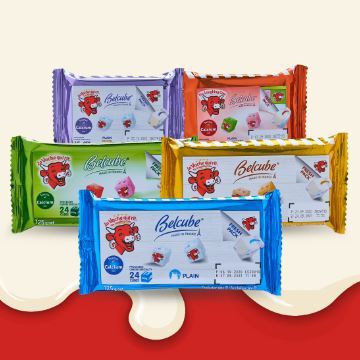 [Ready Stock] Belcubes The Laughing Cow Cubes Blue/Yellow | Lazada