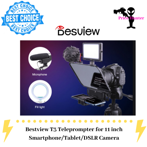 Besview Desview T3 Teleprompter for 11 inch Smartphone/Tablet/DSLR ...