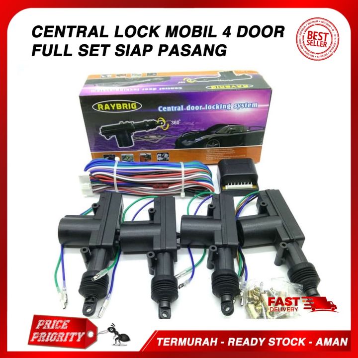 Central Lock Mobil Komplit Universal / Modul Central Lock Mobil Lengkap ...