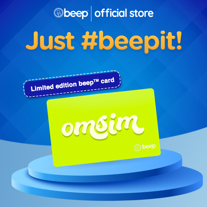 Special edition beep™ statement cards - Omsim (Expiry FEB 2028) | Lazada PH