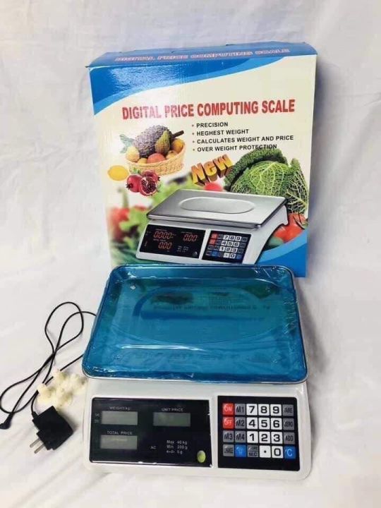 40KG Digital Pricing Weighing Scale Price Computing Scale Food Meat ...