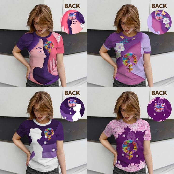 2025 National Women's Month T-shirt Fully Sublimation GAD Women's T ...