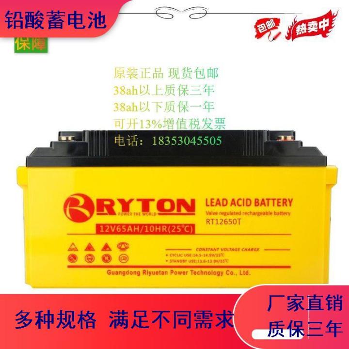 (RYTON) battery sealed valve-regulated lead-acid battery 12V65AH RTD ...