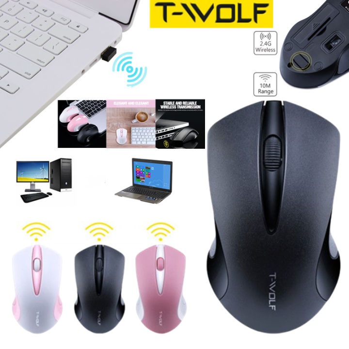T-WOLF Q2 WIRELESS MOUSE for Laptop Computer With Battery | Lazada PH