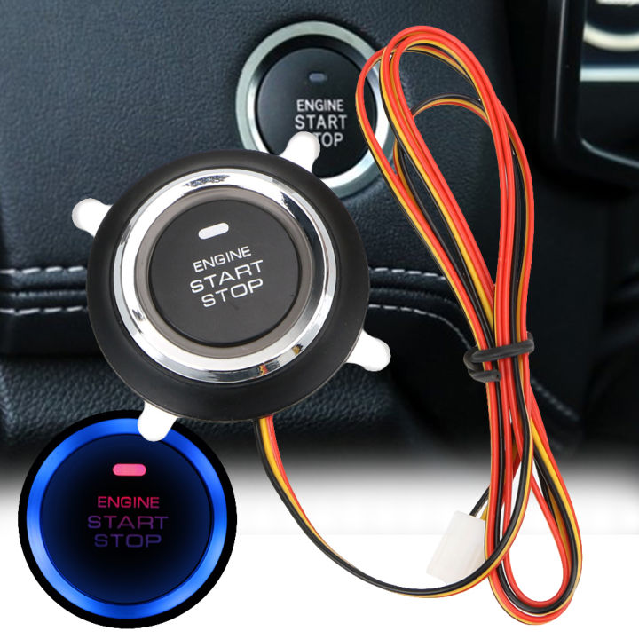 Universal Car Replacement Auto Engine Start Stop Push Button Entry 12V ...