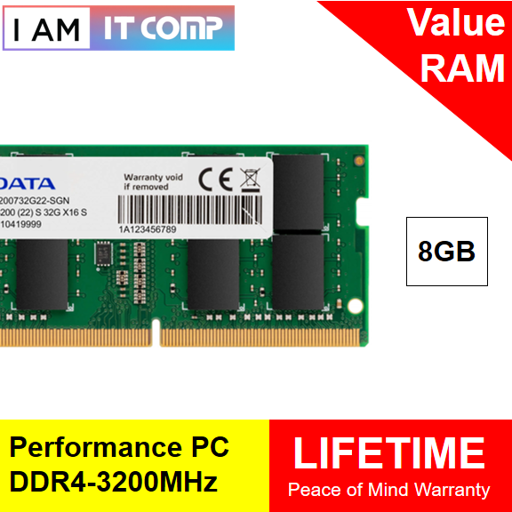 ADATA 8GB DDR4 3200 SODIMM RAM | Lazada