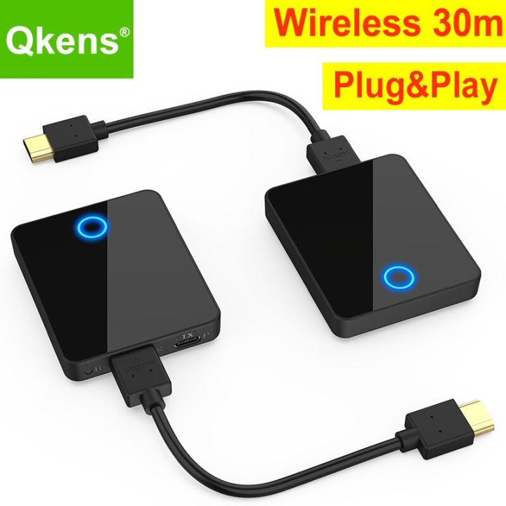 30m Mini Wireless Share Display Adapter Video Transmitter Receiver HDMI ...