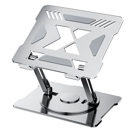 SG STOCK Aluminum Alloy Foldable 360 Degree Rotatable Notebook Laptop ...