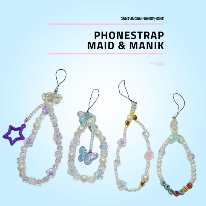 Portalacc Strap Hp Gantungan Hp Aesthetic Cute Tali Hp Manik Aestetic ...