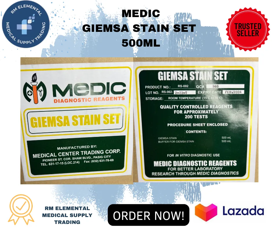 MEDIC Giemsa Stain Set 500ml | Lazada PH