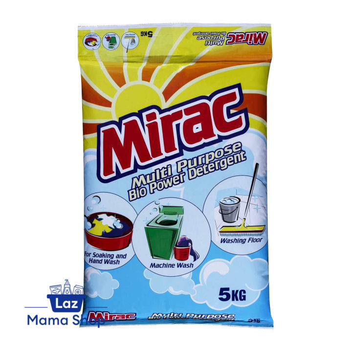 Mirac Powder Laundry Detergent - 5kg (Laz Mama Shop) | Lazada Singapore
