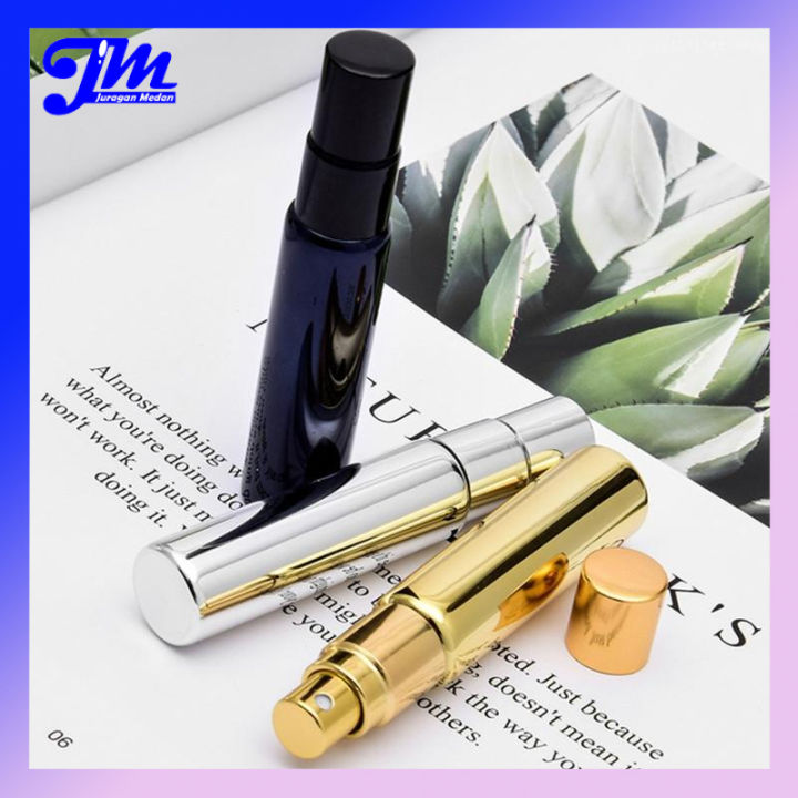5ml Botol Refil Parfum Spray metalic Botol parfum wadah pewangi 5ml ...