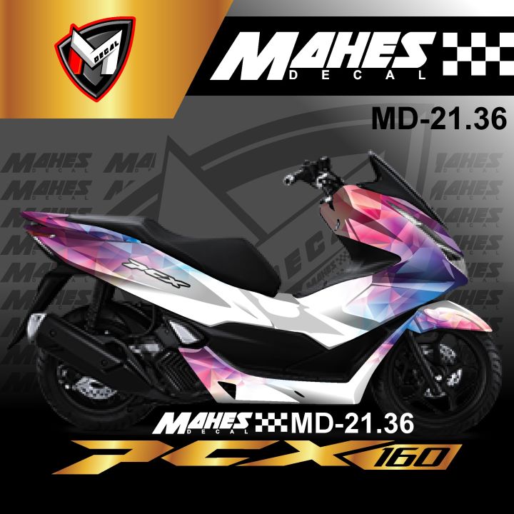 Decal PCX 160 2021 Fullbody - Sticker PCX160 Full Body New Desain ...