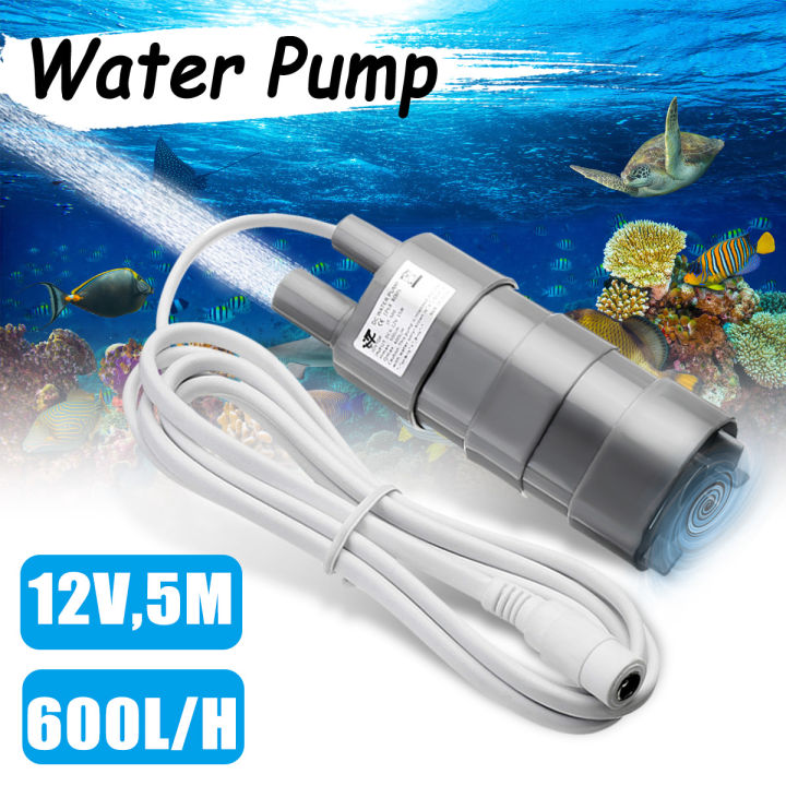 JT-500 DC 12V 600 L/H 5M ยกปั๊มน้ำปั๊มน้ำแบบจุ่มแม่เหล็กปั๊มน้ำประหยัด ...