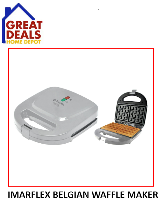 GREAT DEALS IMARFLEX BELGIAN WAFFLE MAKER | Lazada PH