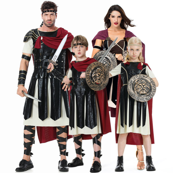 Adult Women Halloween Costume for Kids Boys Pretend Play Stage Costume ...