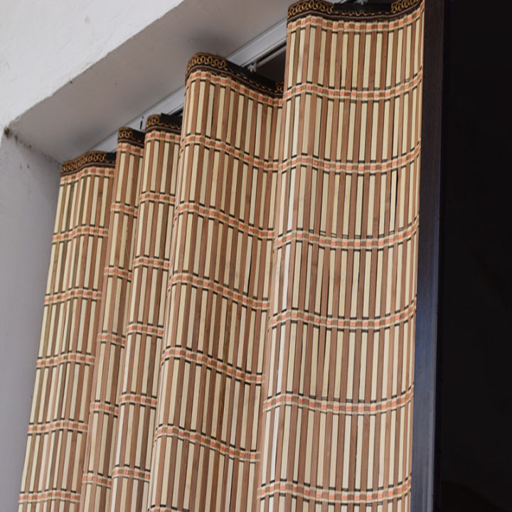 Liangtang custom-made bamboo shutter bamboo sliding door bamboo curtain ...
