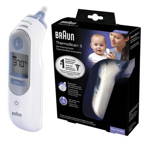 (Original) Braun Thermoscan 5 IRT 6510 Infrared Ear Thermometer (Latest ...