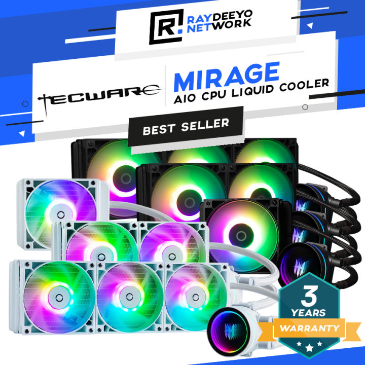 Tecware Mirage AIO RGB Liquid Cooler (LGA 1700) (120/240/360) [Choose ...