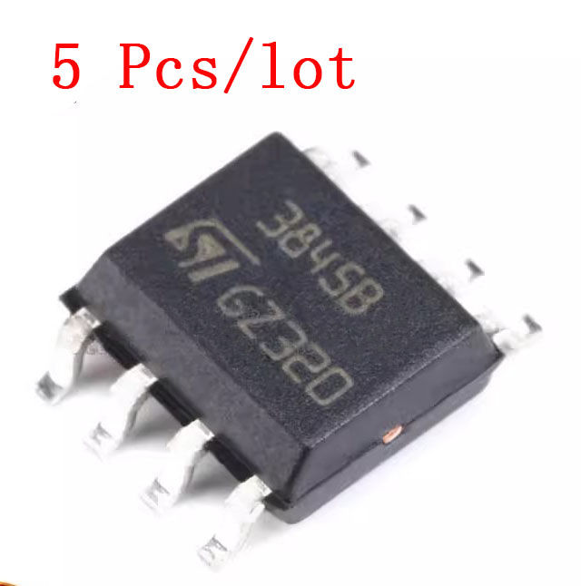 5 Pcs/lot UC3845BD1013TR SOP-8 PWM Controller IC Chip SMD 250KHZ 5V ...