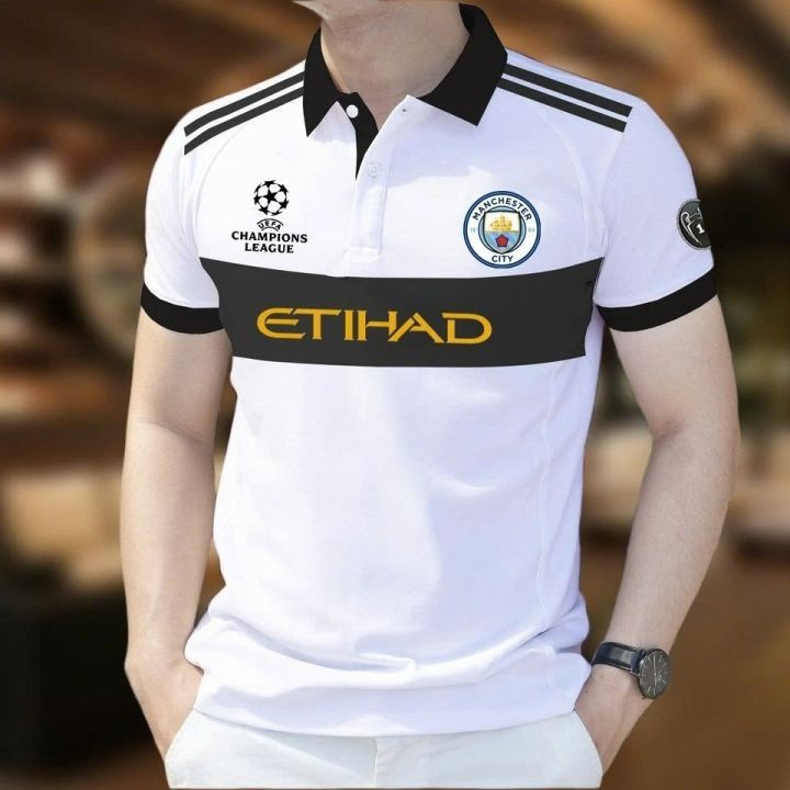 White Polo Shirts For Men Formal Polo T Shirt Business Outfit For Men ...