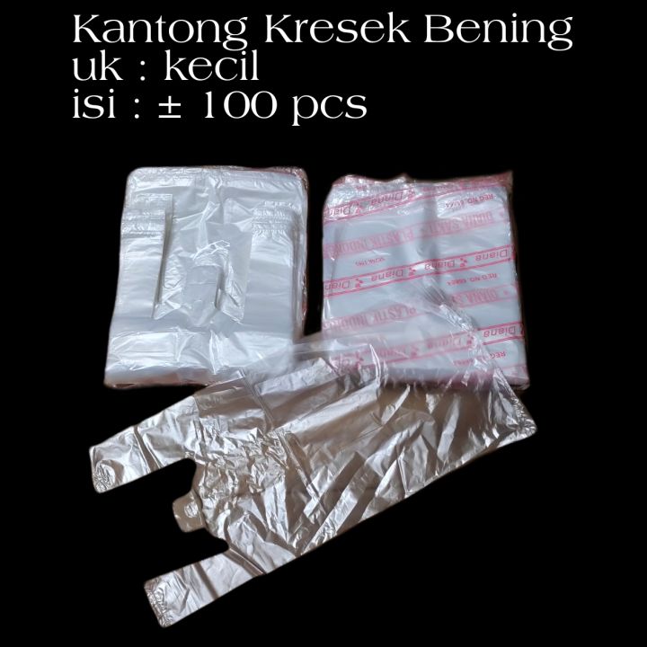 Kantong plastik bening ukuran 15 [kecil] (isi 5 BUNGKUS) / plastik ...
