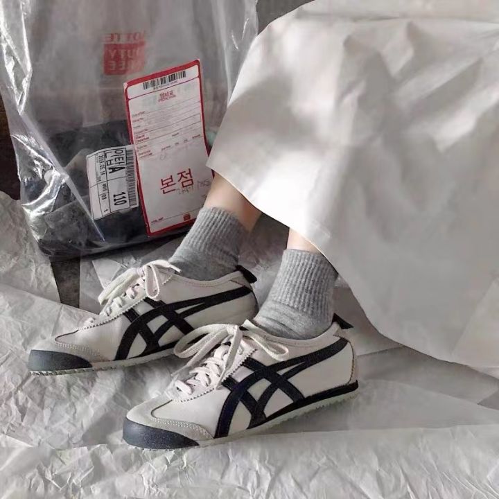 Onitsuka Tiger ghost tiger women's shoes Mexico 66 Tibetan green ...