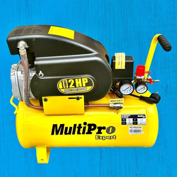 MESIN KOMPRESOR ANGIN 2 HP / AIR COMPRESSOR 2HP MULTIPRO DCC 200/30 ...