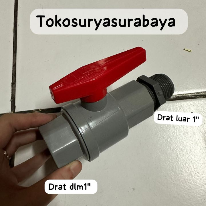 Stop Keran drat luar 1" Stop keran 1 icnh ball Valve 1" Stop kran ...