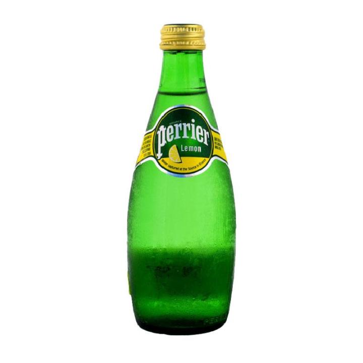 Perrier Sparkling Water Lemon 330mL X 12 | Lazada PH