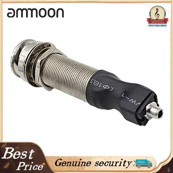 ammoon Folk Guitar Pickup Pick-up Piezo Cable Stick 6.35mm End Pin Jack Under-Saddle | Lazada PH