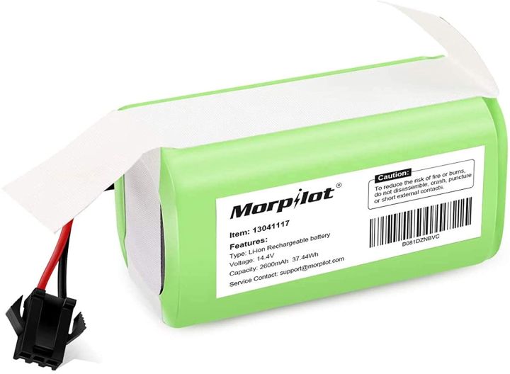 MORPILOT 14.4v 3200 mAh Li-ion Rechargeable Replacement Battery (1 ...
