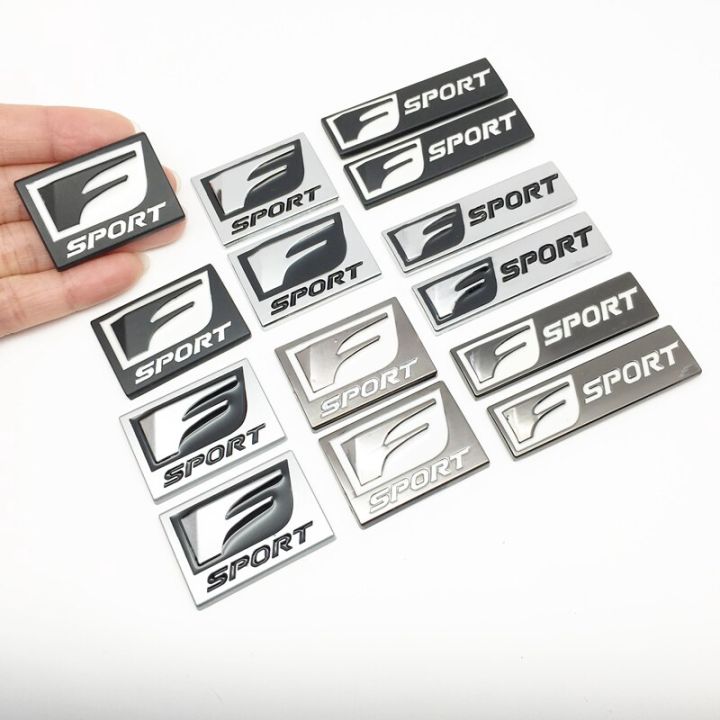 Car decoratio 2Pcs 3D Car Stickers F Sport F-Sport Badge Emblem Decal ...