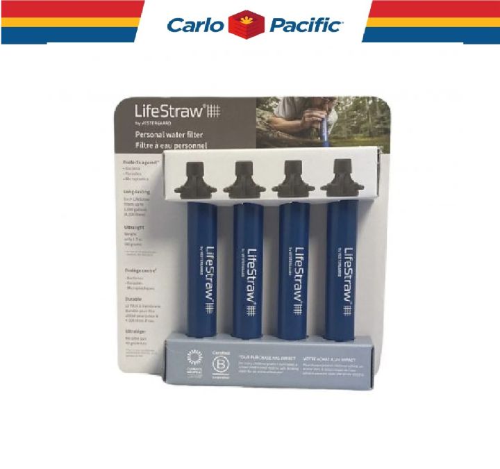 Lifestraw Personal Blue Water Filter – Pack of 4 | Lazada PH