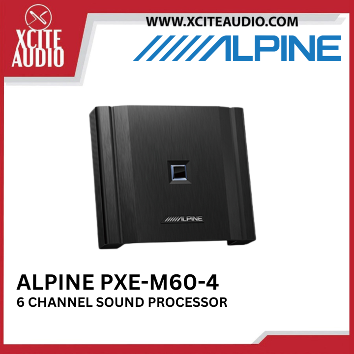 Alpine PXE-M60-4 6-channel DSP Digital Signal Sound Processor | Latest ...