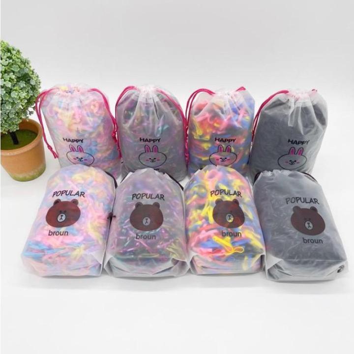 2000Pcs Karet Jepang / Karet Ikat Rambut / Karet Rambut [ FREE CUTE ...