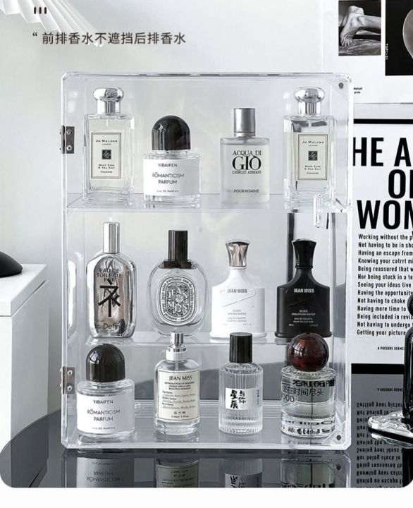 ️SPACEIDEAS ️ Perfumes Storage Box, Makeup Storage Rack, Perfume Rack ...