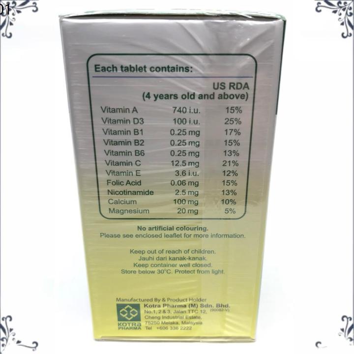 1 baby healthy snack 1 Appeton MultiVitamin Optigrow Plus Tablets 60s ...