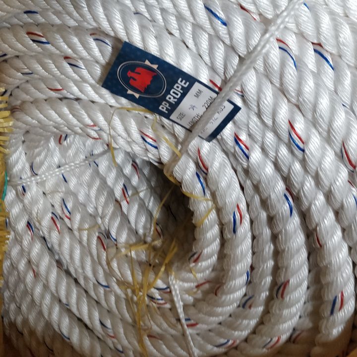 [ROLL] White PP Rope 4mm to 32mm Tali PP Kualiti Baik Polypropylene ...