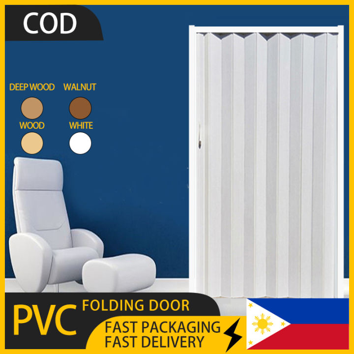 PVC folding door bathroom door kitchen partition door partition door ...