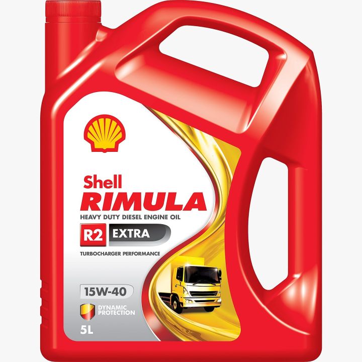 Shell Rimula R2 Extra 15W-40 Heavy Duty Diesel Engine Oil (5 Liter ...