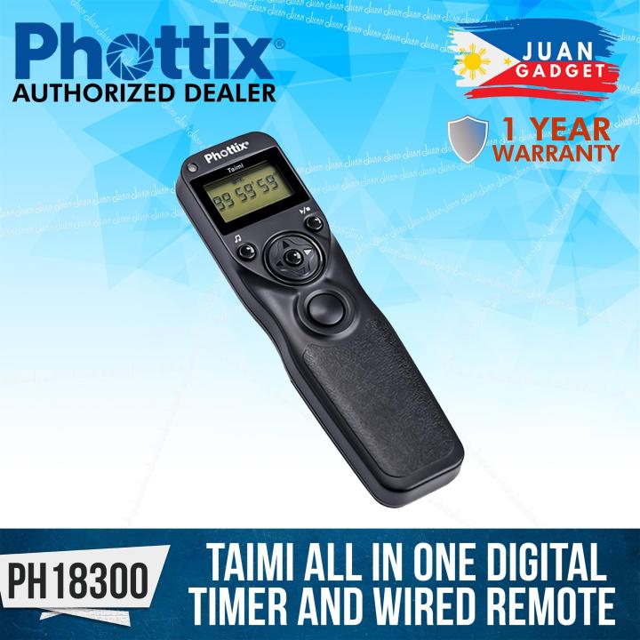 [CLEARANCE] Phottix Taimi All-In-One Digital Timer and Wired Remote ...