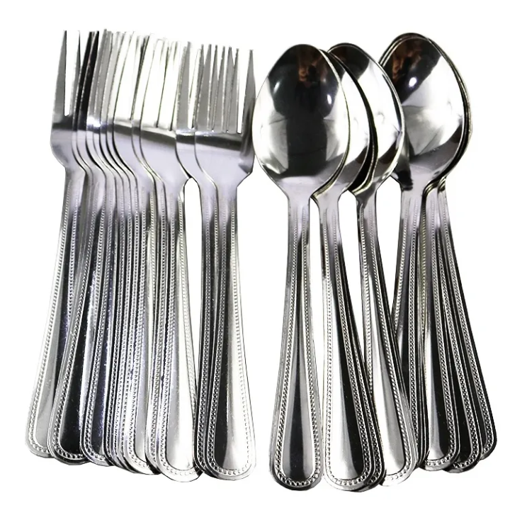 HB1 Stainless Steel Thick Spoon 12pcs/1pack）OR Stainless Steel Thick Fork (12pcs/1Pack) | Lazada PH