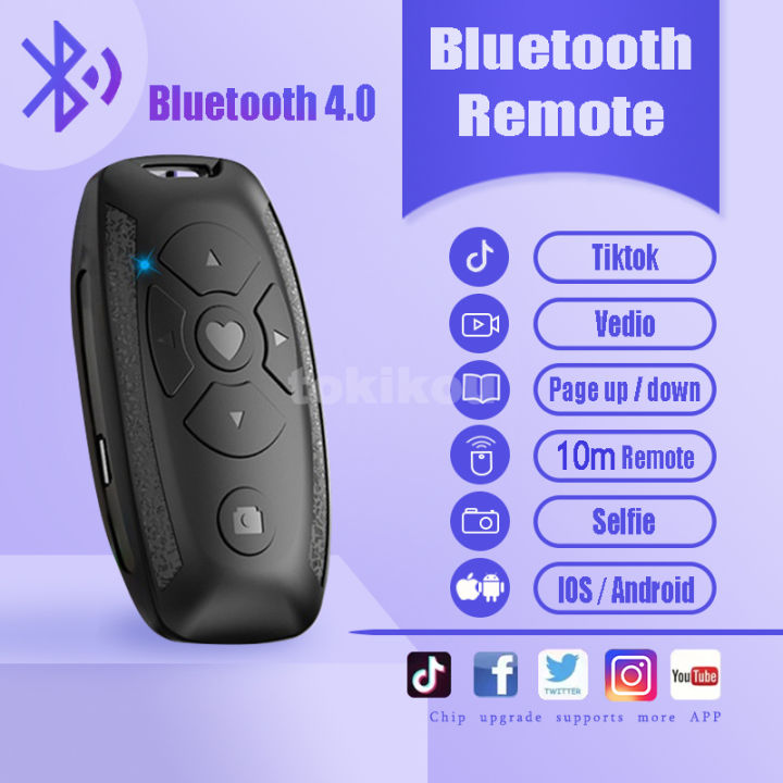 Bluetooth Remote Shutter Rechargeable Tiktok Bluetooth Shutter Remote ...
