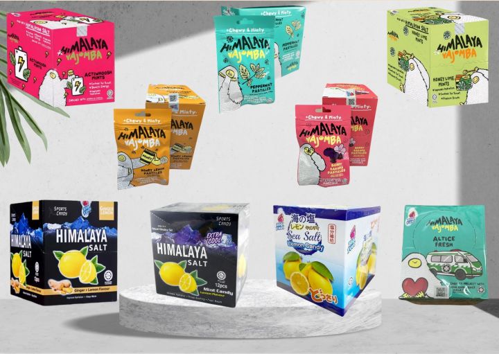 [ READY STOCK ] HIMALAYA SALT SPORTS CANDY ( 12 Packs x 15g ) LEMON ...